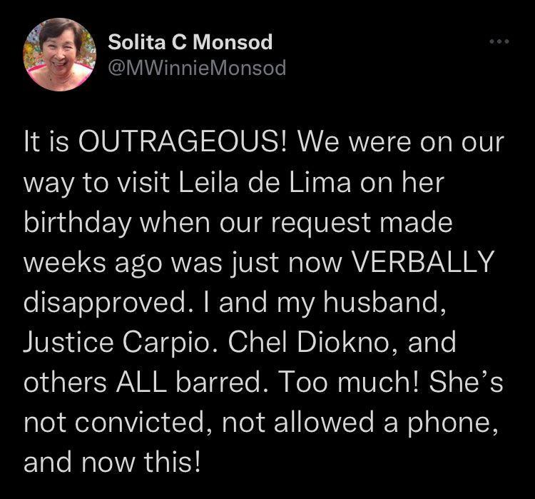 UPDATE: Economist Winnie Monsod says she, her husband, Christian Monsod ...