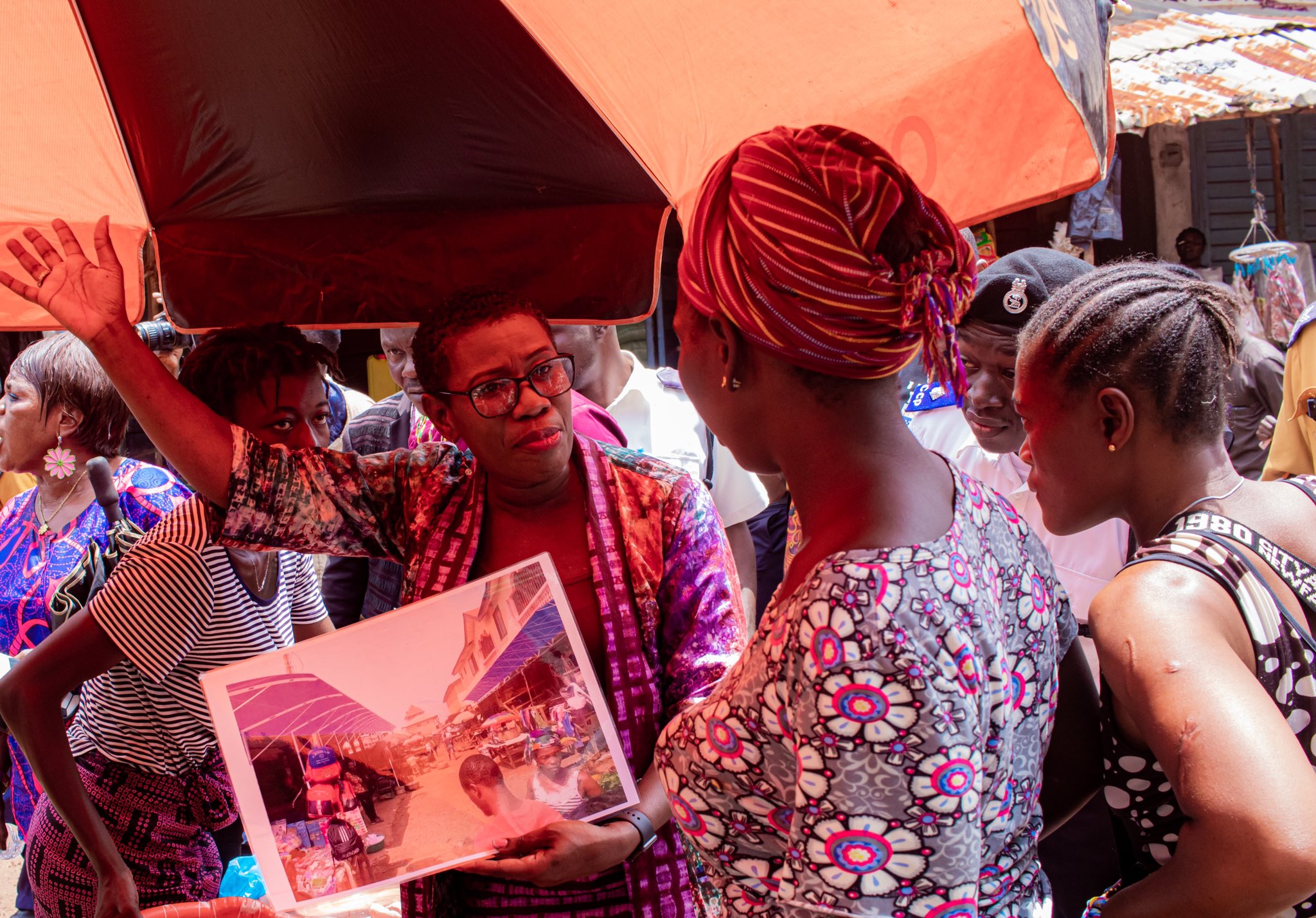 Yvonne Aki-Sawyerr OBE on Twitter: "Excited to launch #FreetownMarketShadeCover project in ...