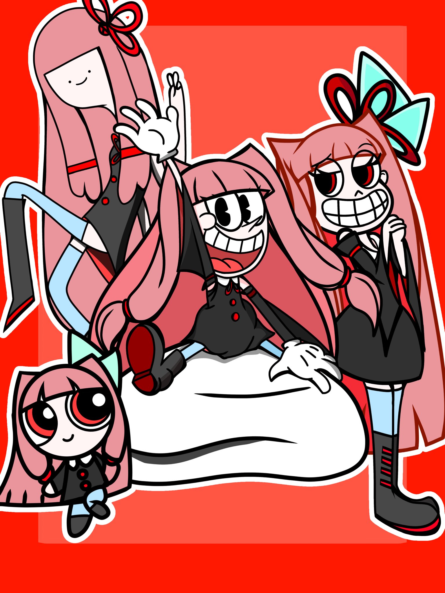 バチ子🫠 on Twitter: "カートゥーン茜ちゃん (元ネタわかる人いたらリプで教えて…、同志を見つけたい) #VOICEROID #琴葉茜 https://t.co ...