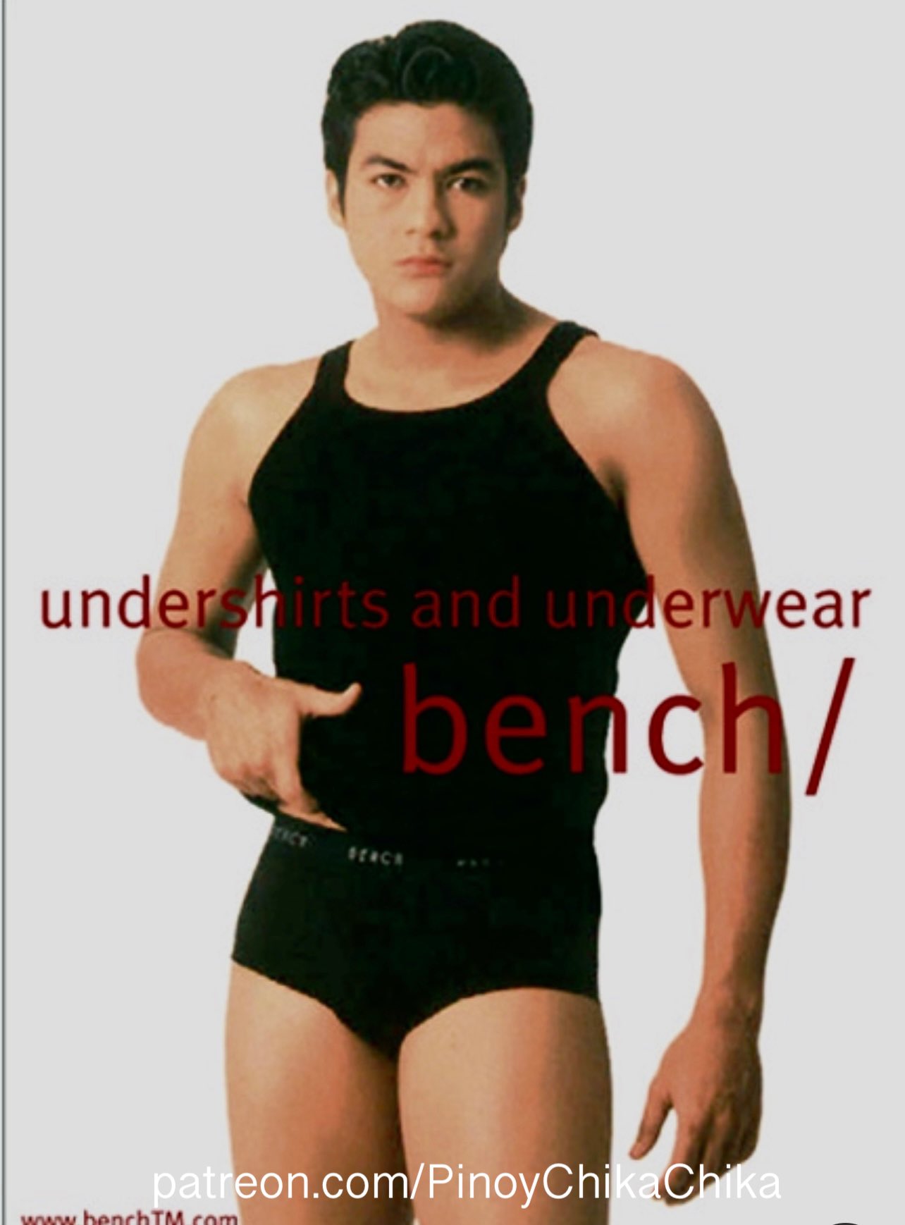 Chika Chika on Twitter: "One of the earliest Bench underwear ads featuring a very young (and ...