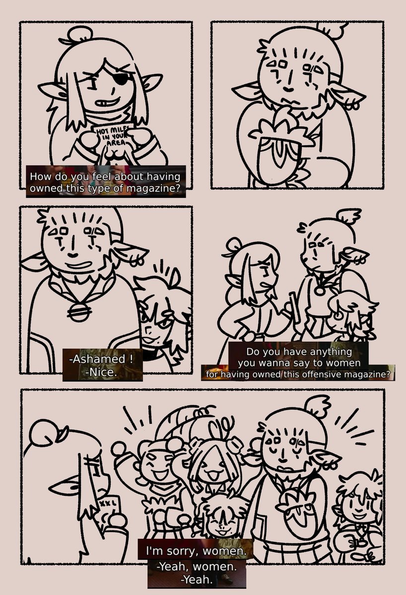 「quick comic in between zines ft my dnd party 」FANG 🍉🐉 @ FALIN ZINEの漫画