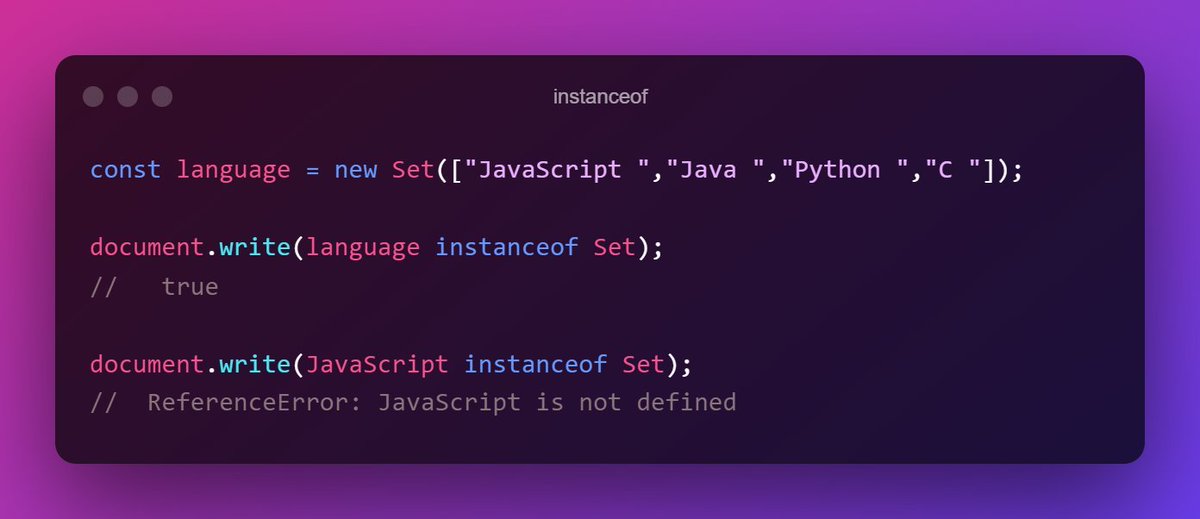 Learn Set In Javascript Complete Explanation Thread🧵 المسلسل من Codemarch Codemarch رتبها