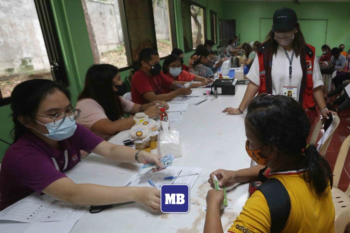 DILG Secretary Benhur Abalos together with DSWD Asec. Rommel Lopez and ...
