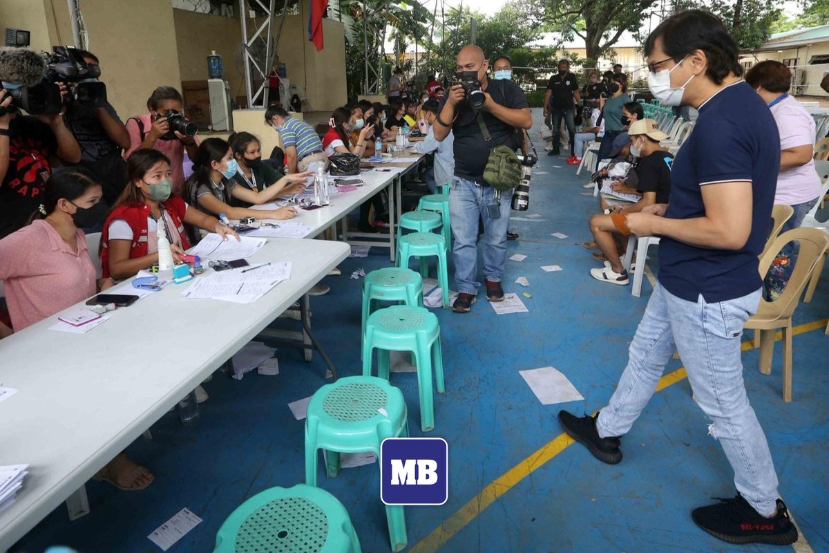 DILG Secretary Benhur Abalos together with DSWD Asec. Rommel Lopez and ...