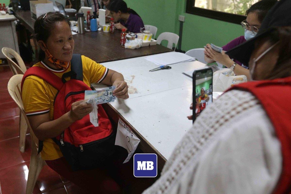 DILG Secretary Benhur Abalos together with DSWD Asec. Rommel Lopez and ...