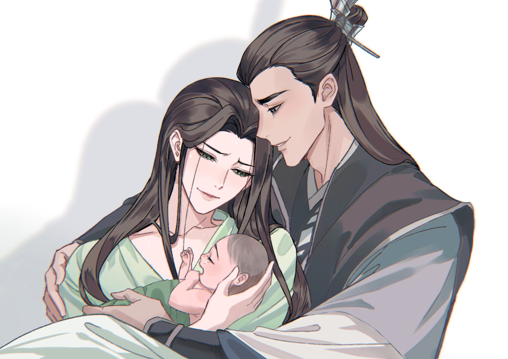 🍆 on Twitter: "Tw / cw mpreg childbirth #QiJiu + their newborn xD #yueqingyuan #shenjiu https ...