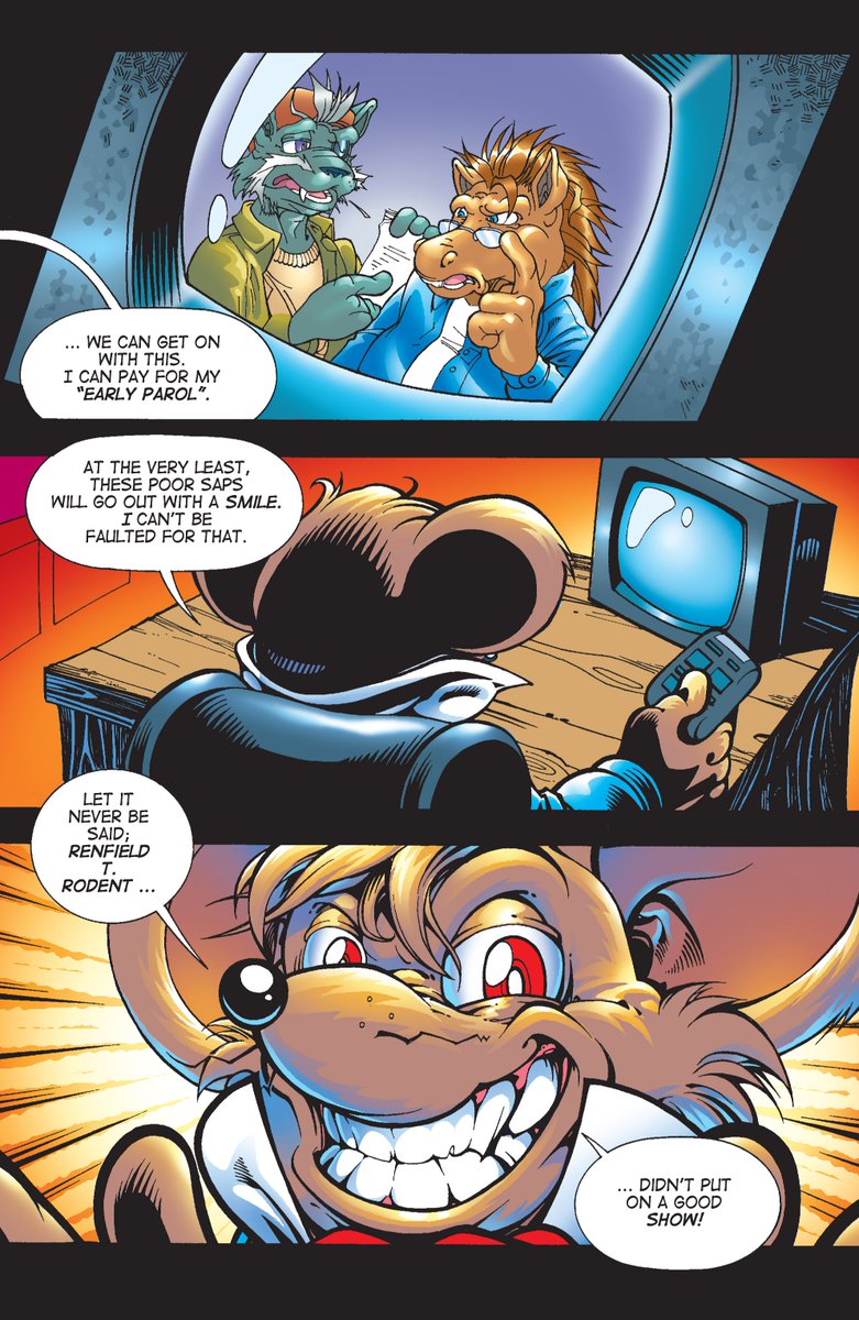 Josh, Archie Sonic Doomer on Twitter: "Last story drawn by Jay Axer, printed in issue 166, two ...