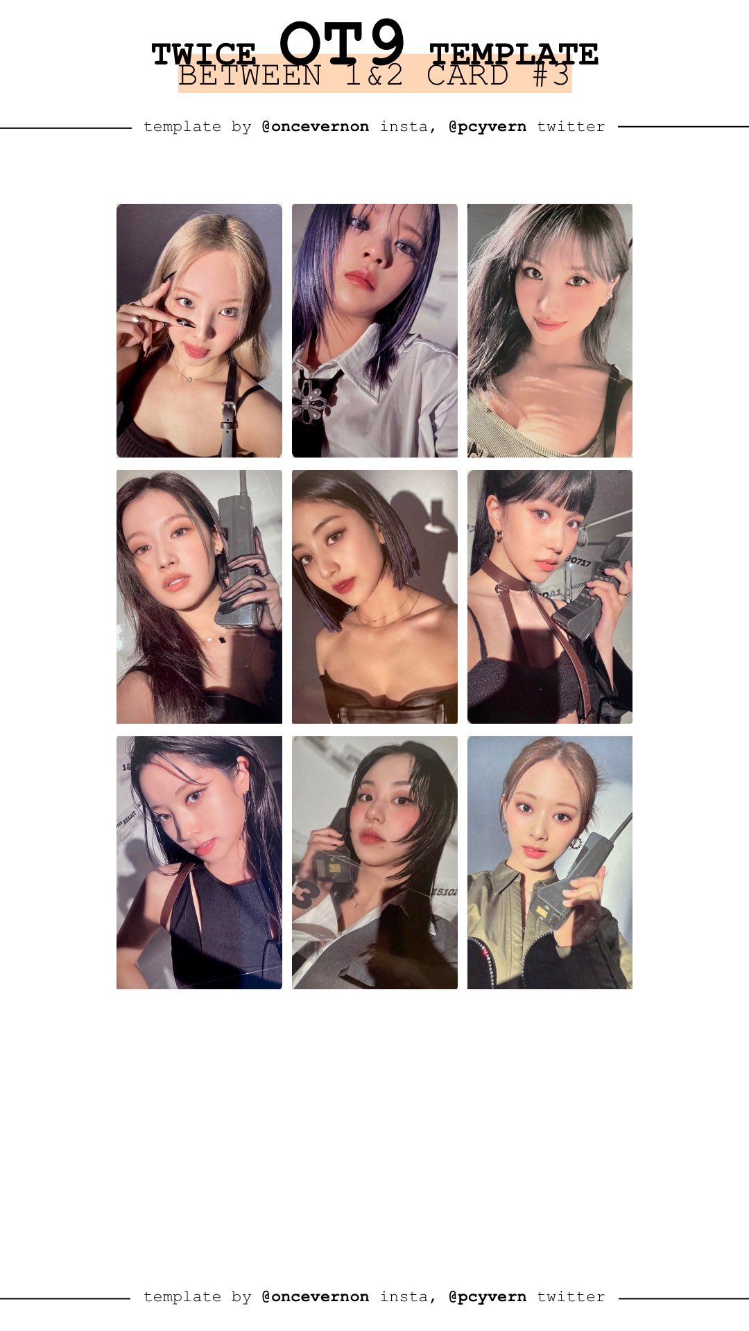 Bella On Twitter Twice Korean Album Covers Template Updated With All The Between 1and2 Album