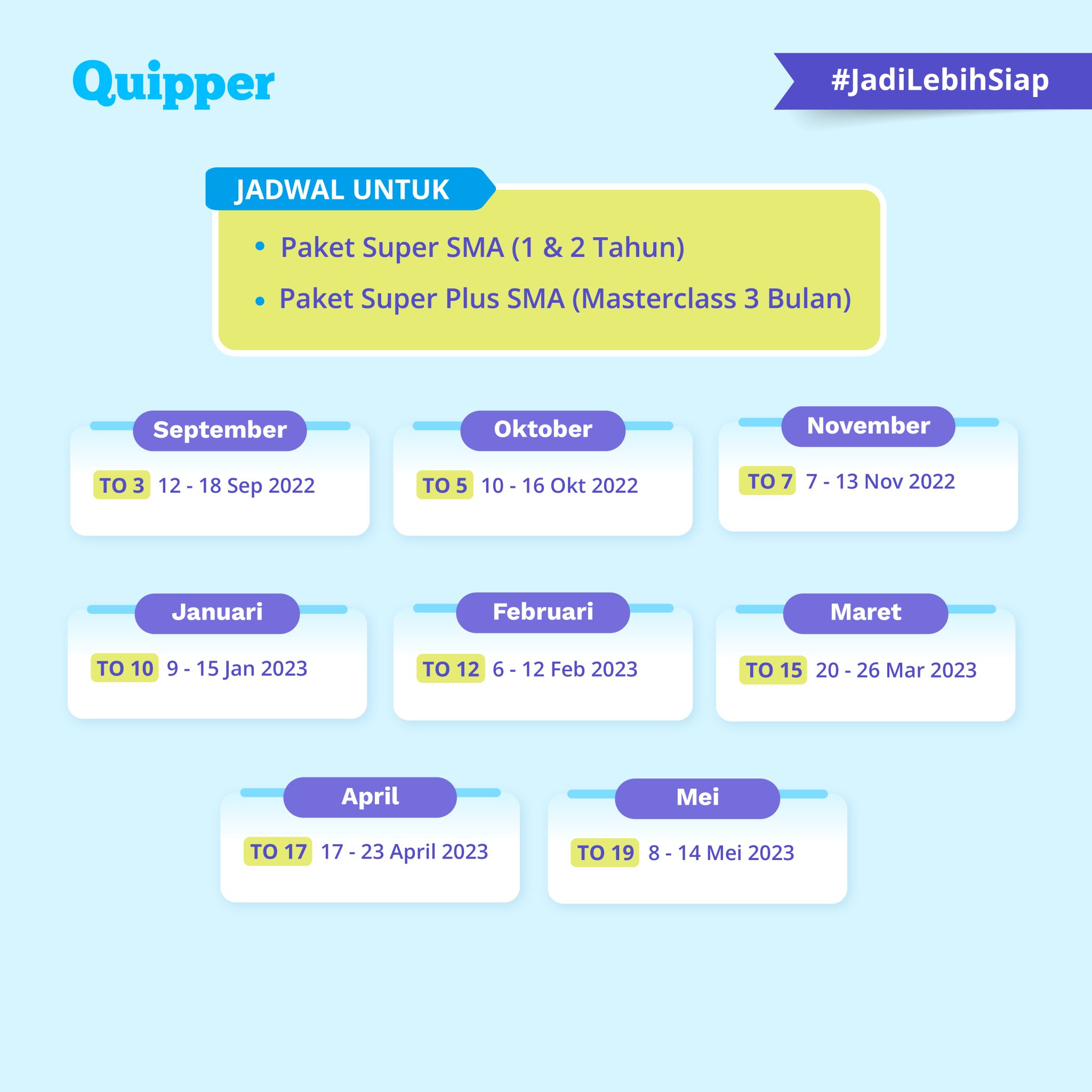 Quipper Video 🇮🇩 CEK PINNED 📌 on Twitter: "Untuk kamu pengguna Quipper: Paket Super SMA (1&2 ...