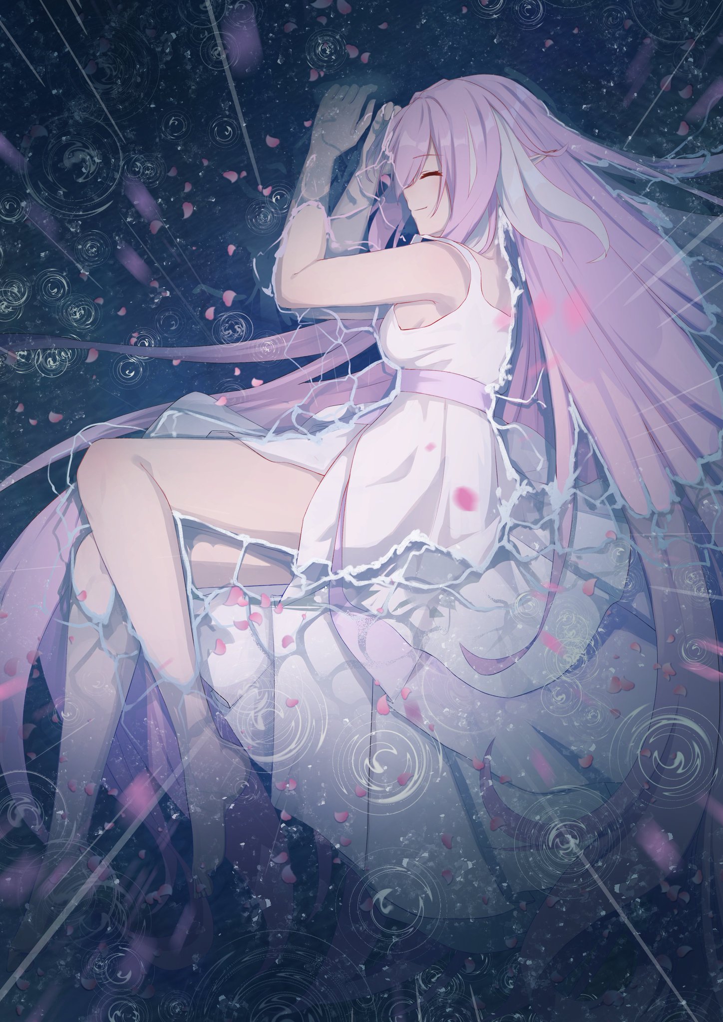 CAISENA on Twitter: "DAY27 “晚安，爱莉希雅” “为来访者创造未来的先行者沉沉的睡去，留下了一段简单且美好的故事。” #崩坏3 #爱莉希雅 #エリシア #Elysia ...