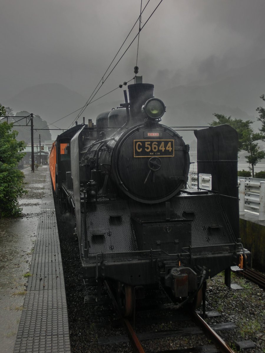 ベタ藤原 on Twitter: "大井川鐵道で走ってる、タイ帰りのC56-44。"