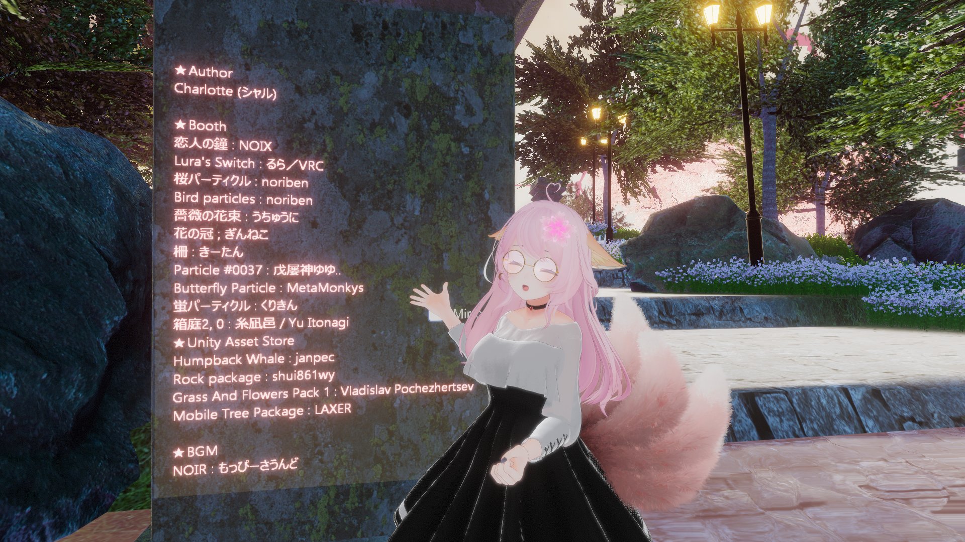 Charlotte(シャル) @VRchat on Twitter: "新作「追憶の丘 Charlotte's Secret Garden」 🌸やさしい花畑のワールドです。🦋想い出・出会いを ...