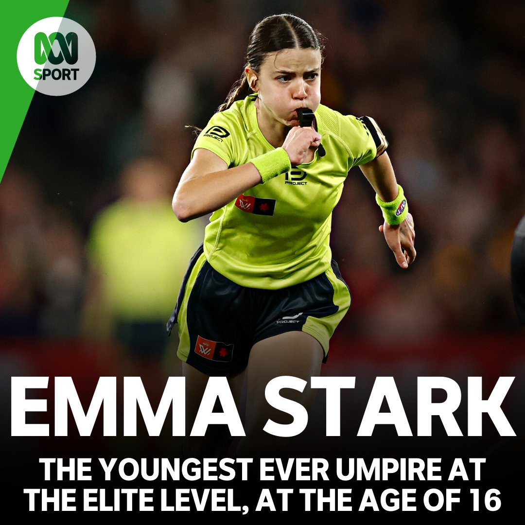 👏 A big congratulations to Emma Stark, who became the youngest ever elite level umpire at the ...