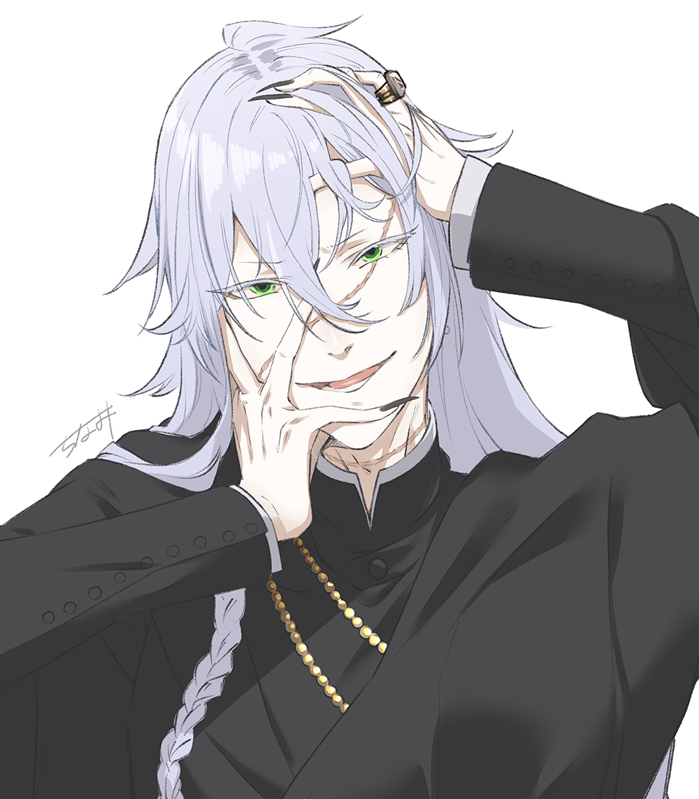 「黒執事のアンダーテイカー男子メインで描くのはハイキュー!!以来かも 」|瀬戸千波のイラスト