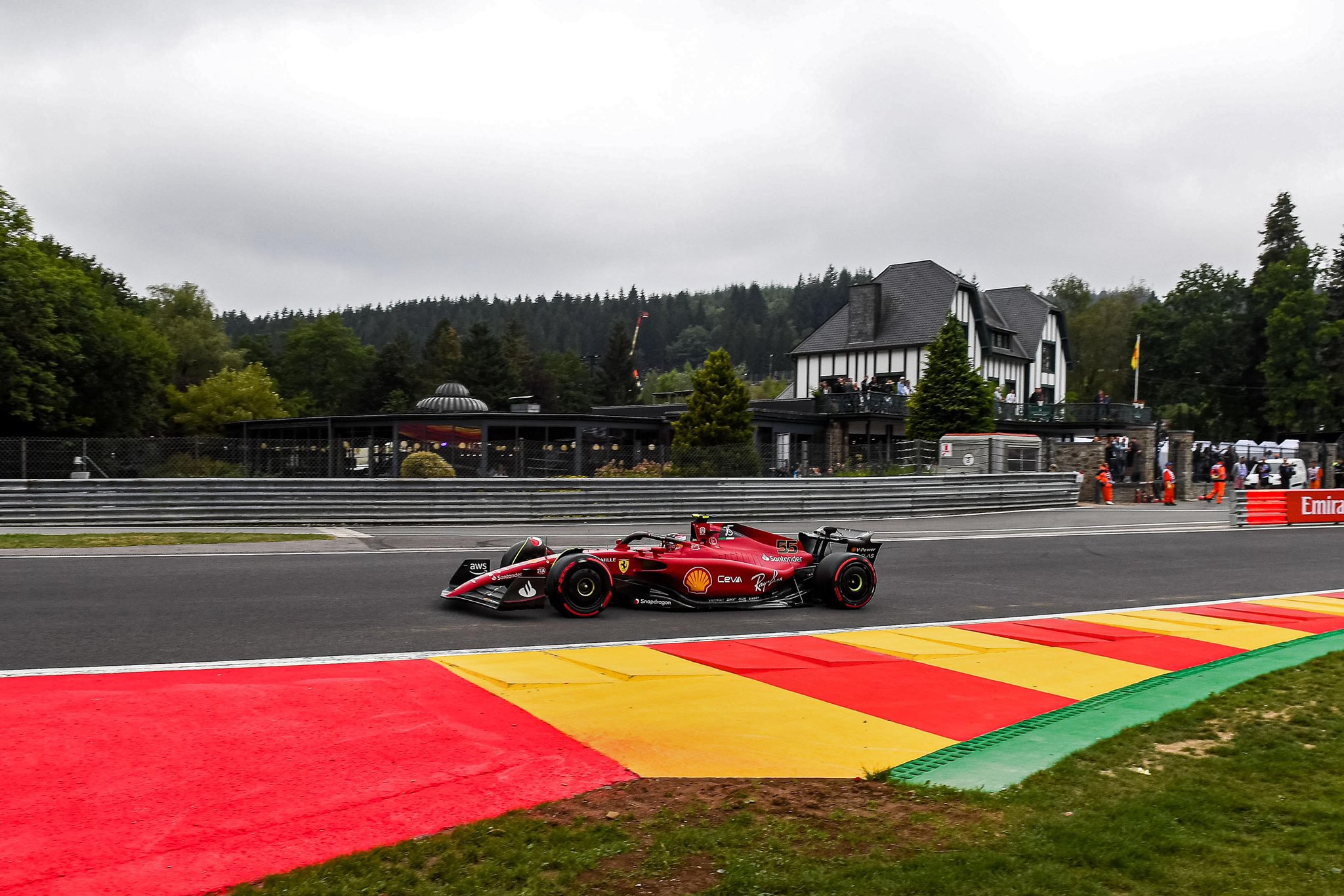 Ferrari Spa qualifying report: Carlos Sainz P2, Charles Leclerc P4 | 2022 F1 Belgian GP