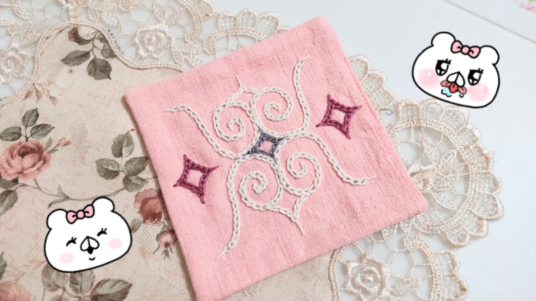 「アイヌの刺繍教室行って来たでぇ〜〜〜〜〜い ️ ️ ️😄😄😄 ️ ️ ️あ」 大塚みちこ🌸「泣きながらがんばるあなたへ」発売中🍀 の漫画