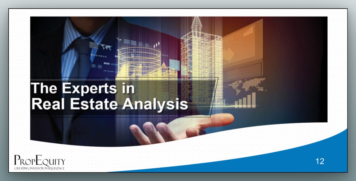 I had a conversation with the founder of PropEquity last week. Companies listed on the SME index ...