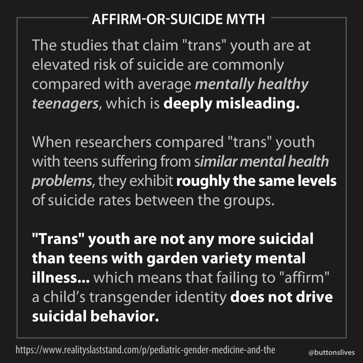 Every time you hear the words “life saving” before “gender affirming ...