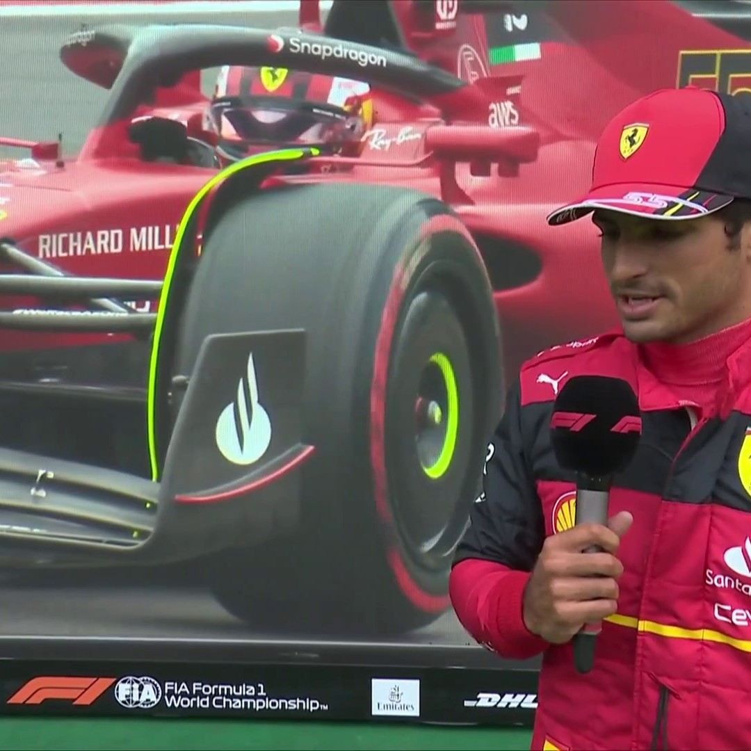 Sky Sports F1 on Twitter: "Carlos Sainz reflects on his qualifying, as he starts on pole for the ...