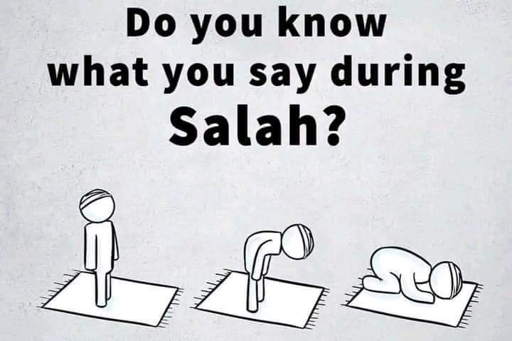 Do you know the meaning of what you say during sallah? - Thread from ...