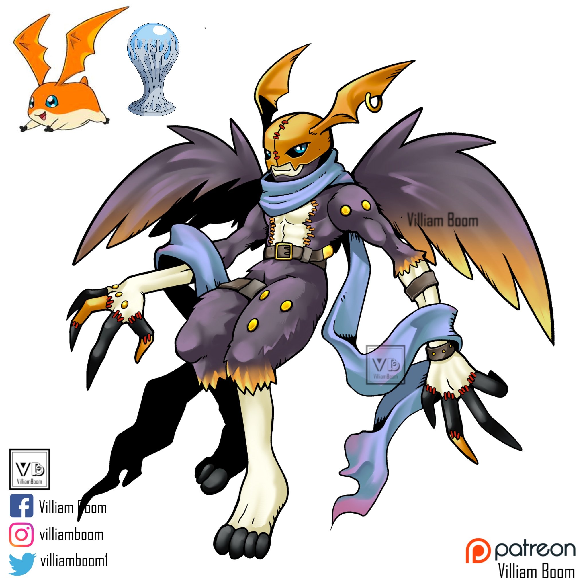 Digimon Patamon Evolution