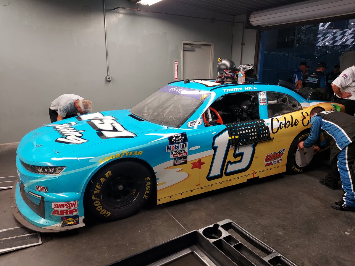 Timmy Hill went from 37th to 2nd in last night’s race. That is the ...