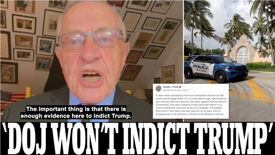 Daily Mail US on Twitter: "Trump's former lawyer Alan Dershowitz says the Justice Department has ...