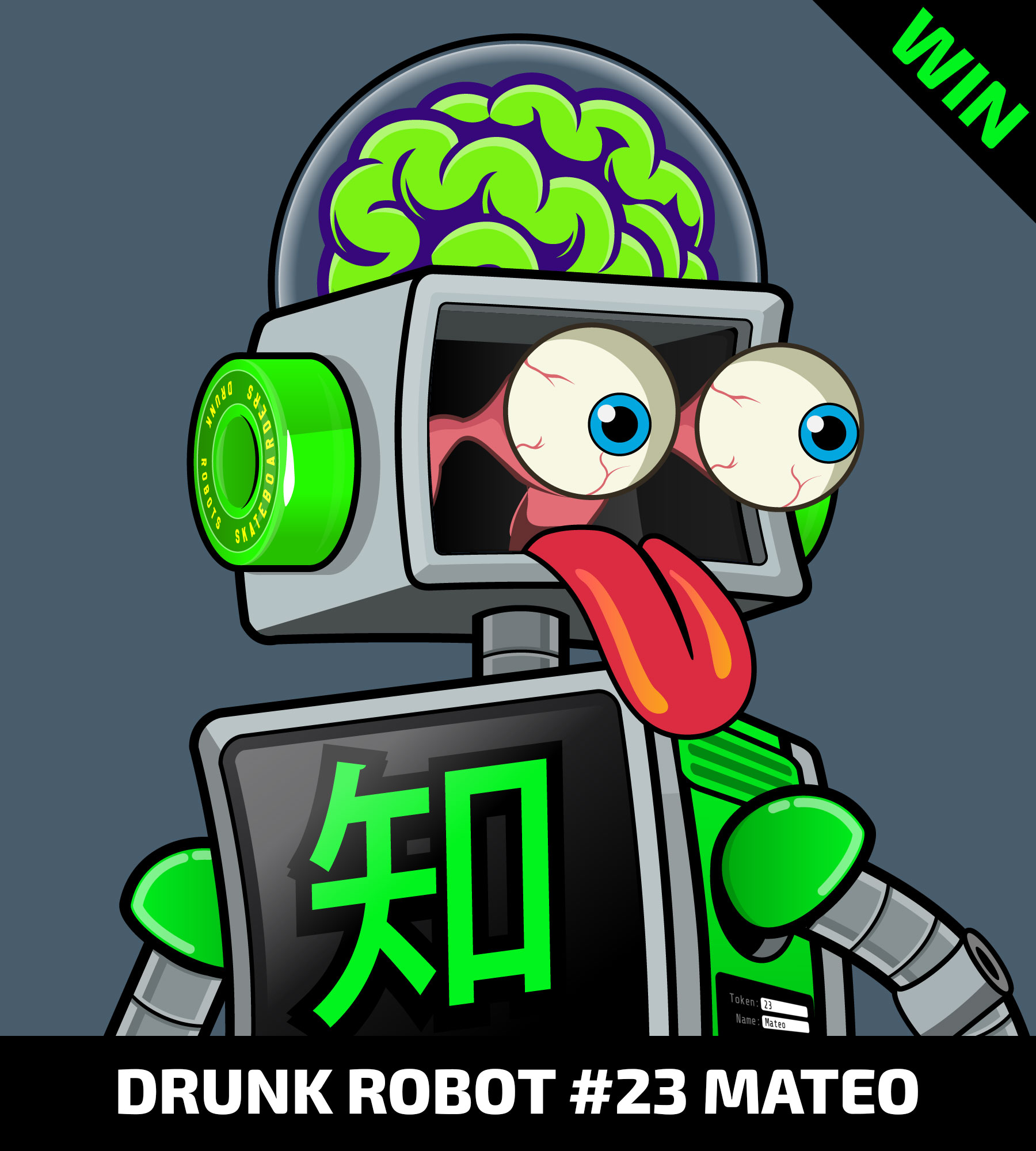 Drunk Robots on Twitter: "Win Drunk Robot #23 Mateo. Just tweet your robot pic along with his ...