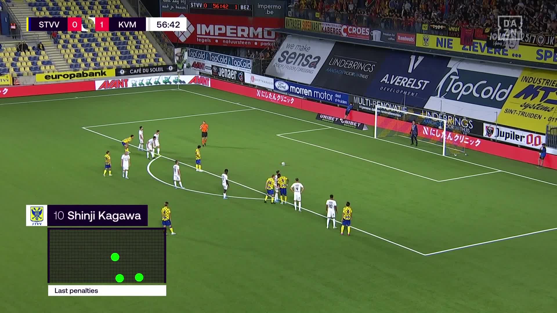 DAZN Japan on Twitter: "／ 🇯🇵#香川真司 PKでベルギー初ゴール🔥🔥 \ 同点ゴールで勝利に貢献‼️ 🏆ベルギーリーグ第6節 🆚シント=トロイデン vs メヘレン 📺 ...