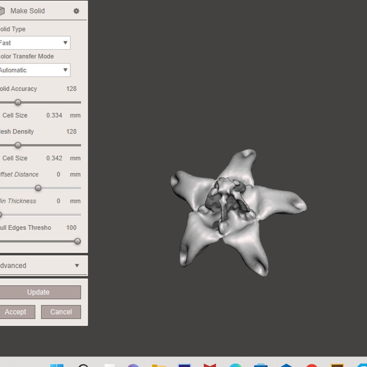 Tinkercad on Twitter: "RT @CorinneTakara: Crown flower scan to CAD design with reduced mesh and ...