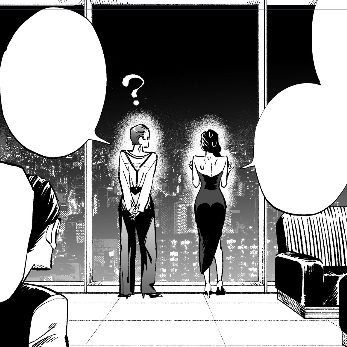 「いい女ってガーターとかサスペンダーとか付けたくなるよね 」Sal Jiangの漫画