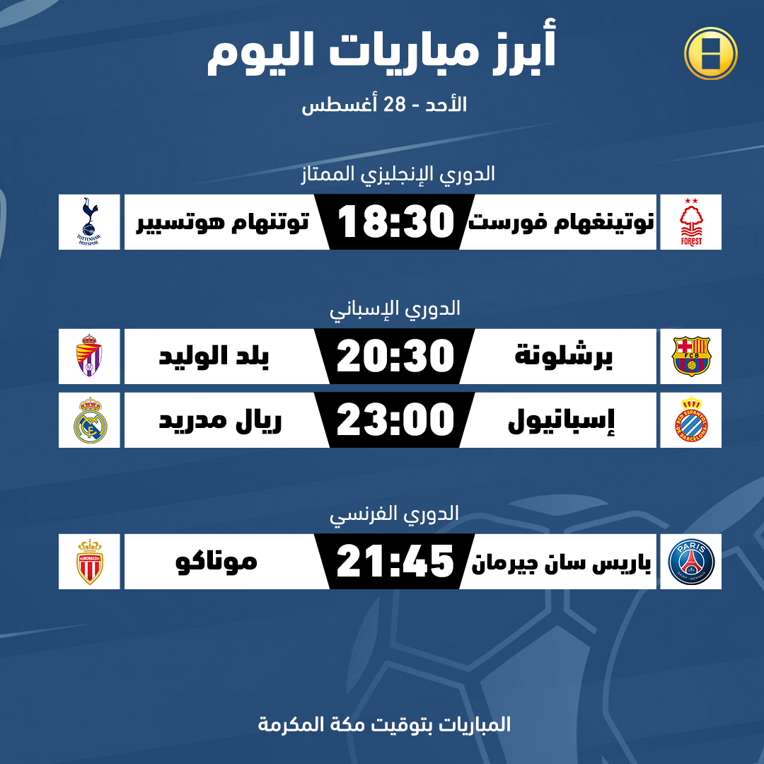 Kooora on Twitter: "اليكم أهم مباريات اليوم👀 https://t.co/Z5WsWWrMet" / Twitter