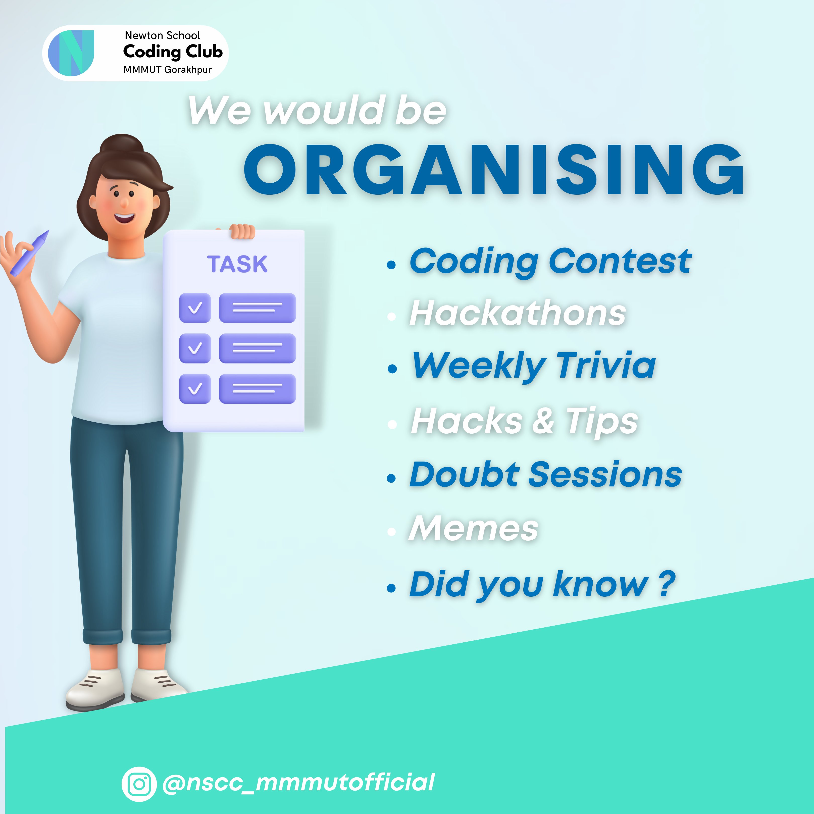 Newton School Coding Club MMMUT (@nsccmmmut) / Twitter