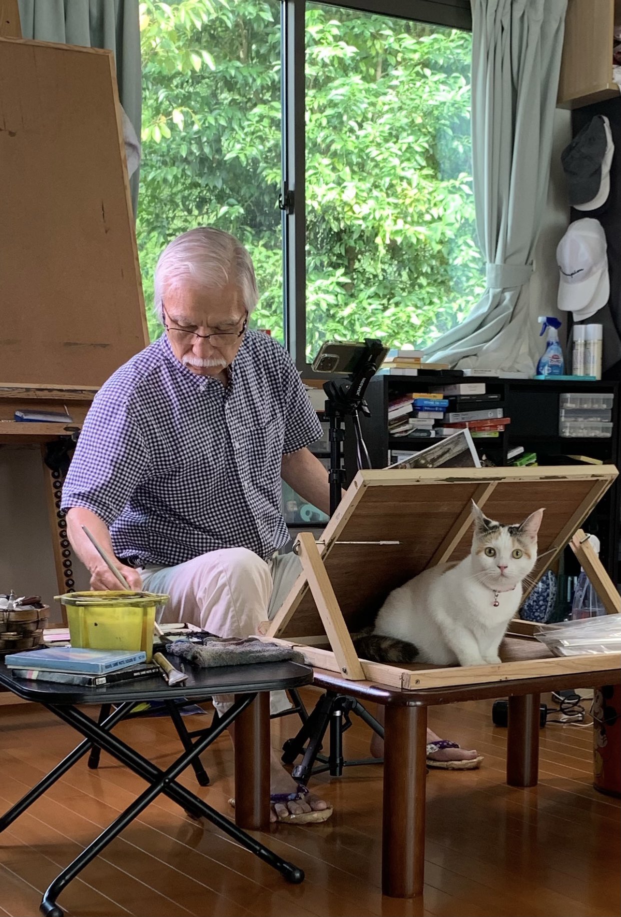 Watercolor By Shibasaki🎨柴崎春通 On Twitter おじいちゃん先生75歳の誕生日記念ライブ配信 Live