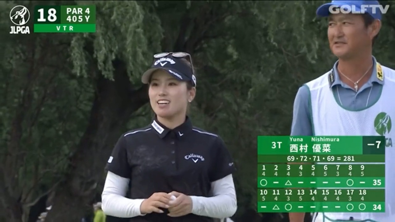 日本女子プロゴルフ協会(JLPGA) on Twitter: "#ニトリレディス🏆｜#Round4 最後は笑顔で😊 #西村優菜 (@yunagolf ）が最終ホールで見事なバーディー⭕️ 連続 ...