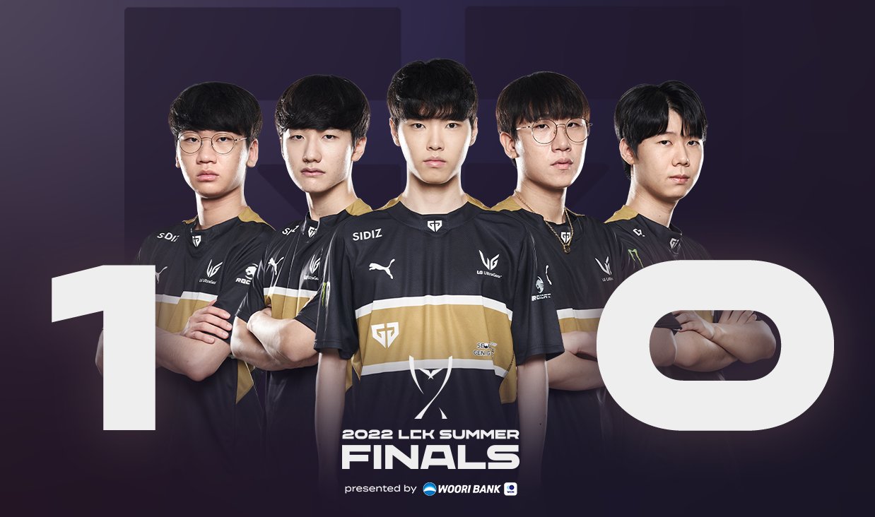 LCK on Twitter: ".@GenG start strong at #LCK Summer Finals! 🏆 https://t.co/yNXT92taku" / Twitter