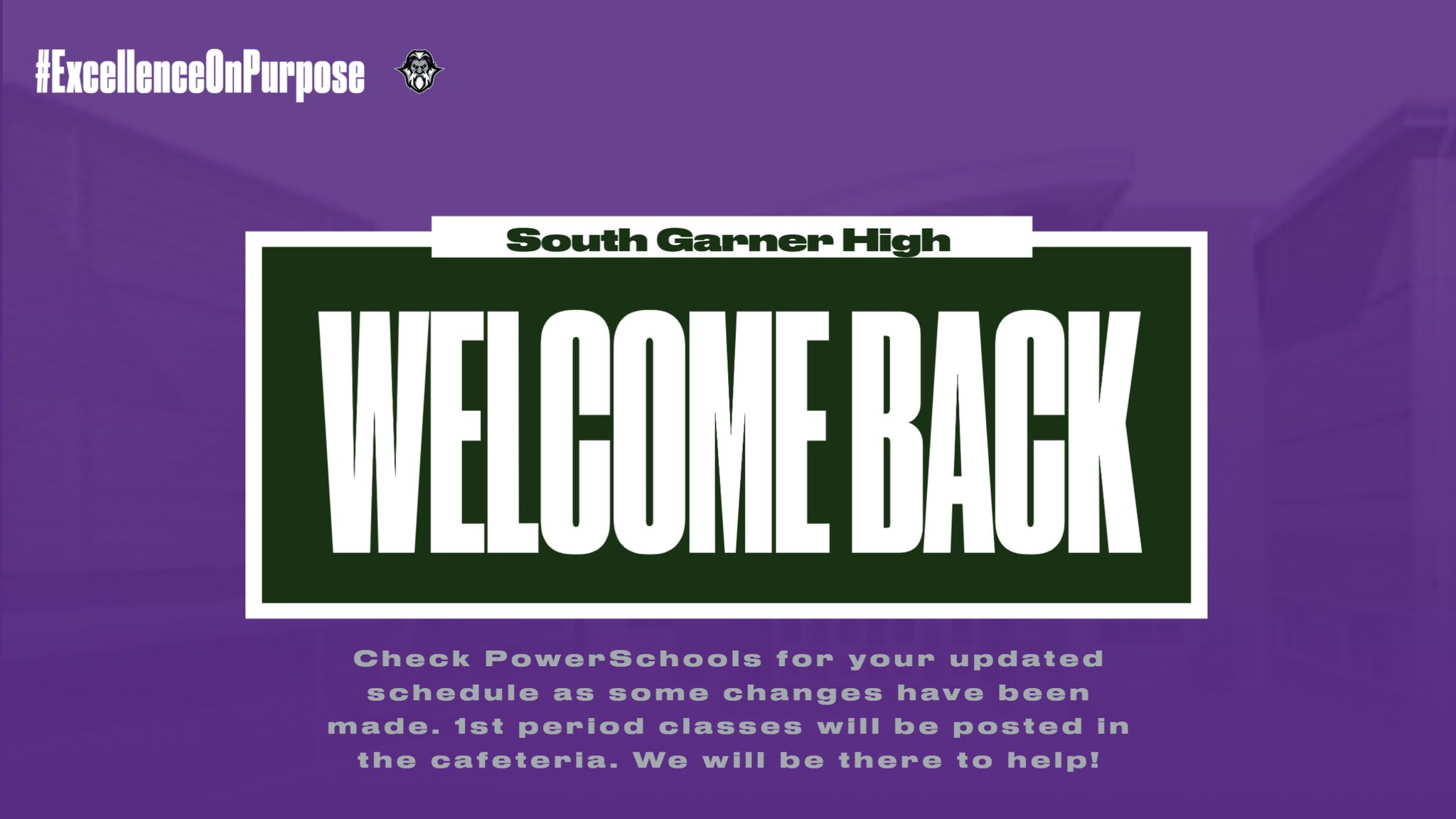 South Garner High School On Twitter Welcome Back Check Powerschools For Your Updated Schedule