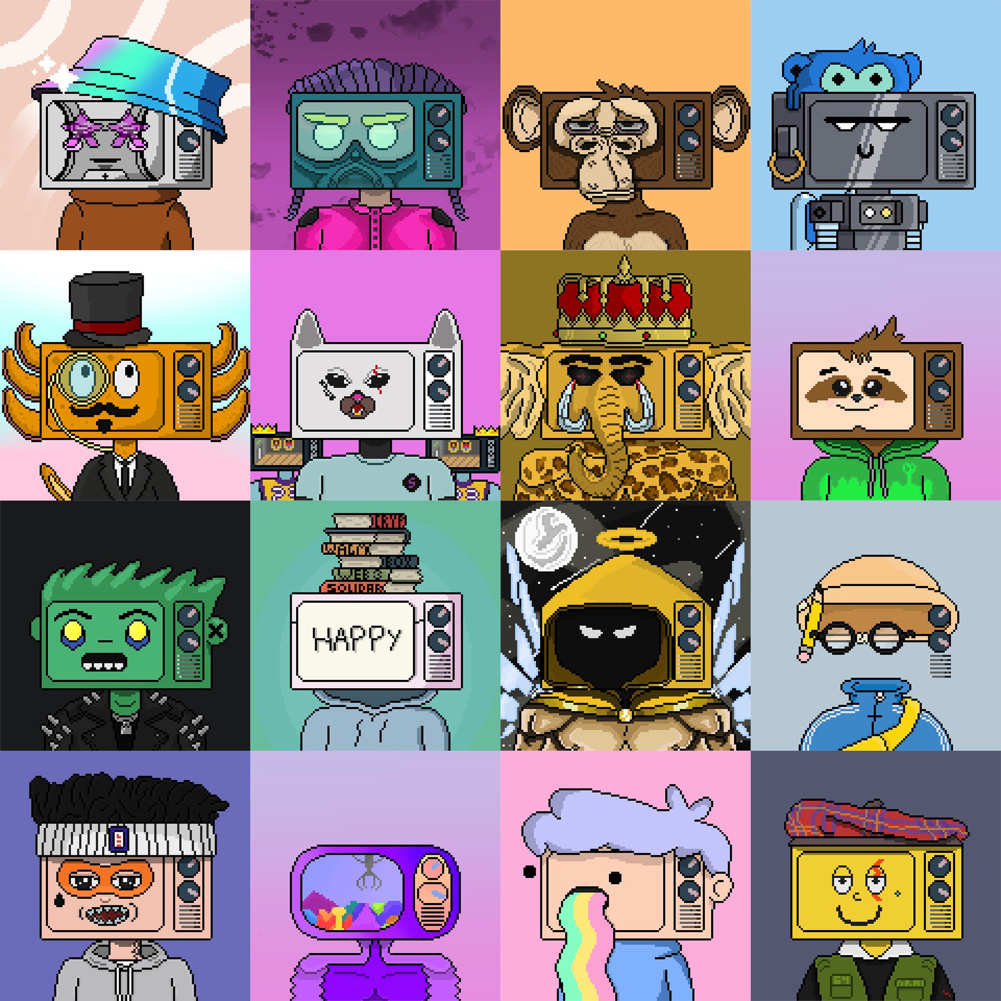 BoxHeads on Twitter: "Which is your favourite Collab/ Fan art piece yet?! @SpaceRiders_NFT ...