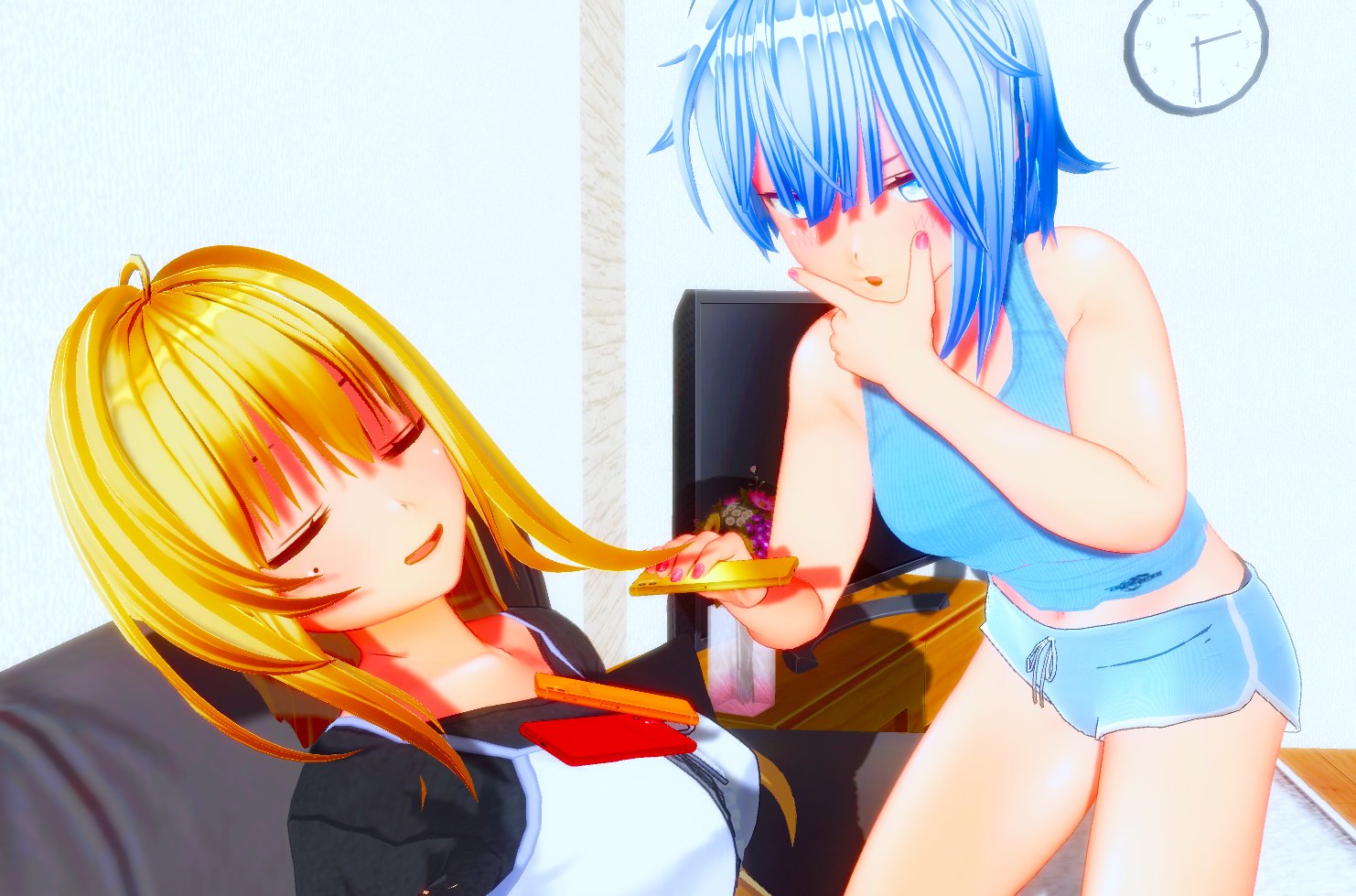 ゆっけ@COM3D2 on Twitter: "健全なヒロインのお昼寝 ほぉ...まだ乗るのか... #COM3D2 #カスタムオーダーメイド3D https://t.co ...