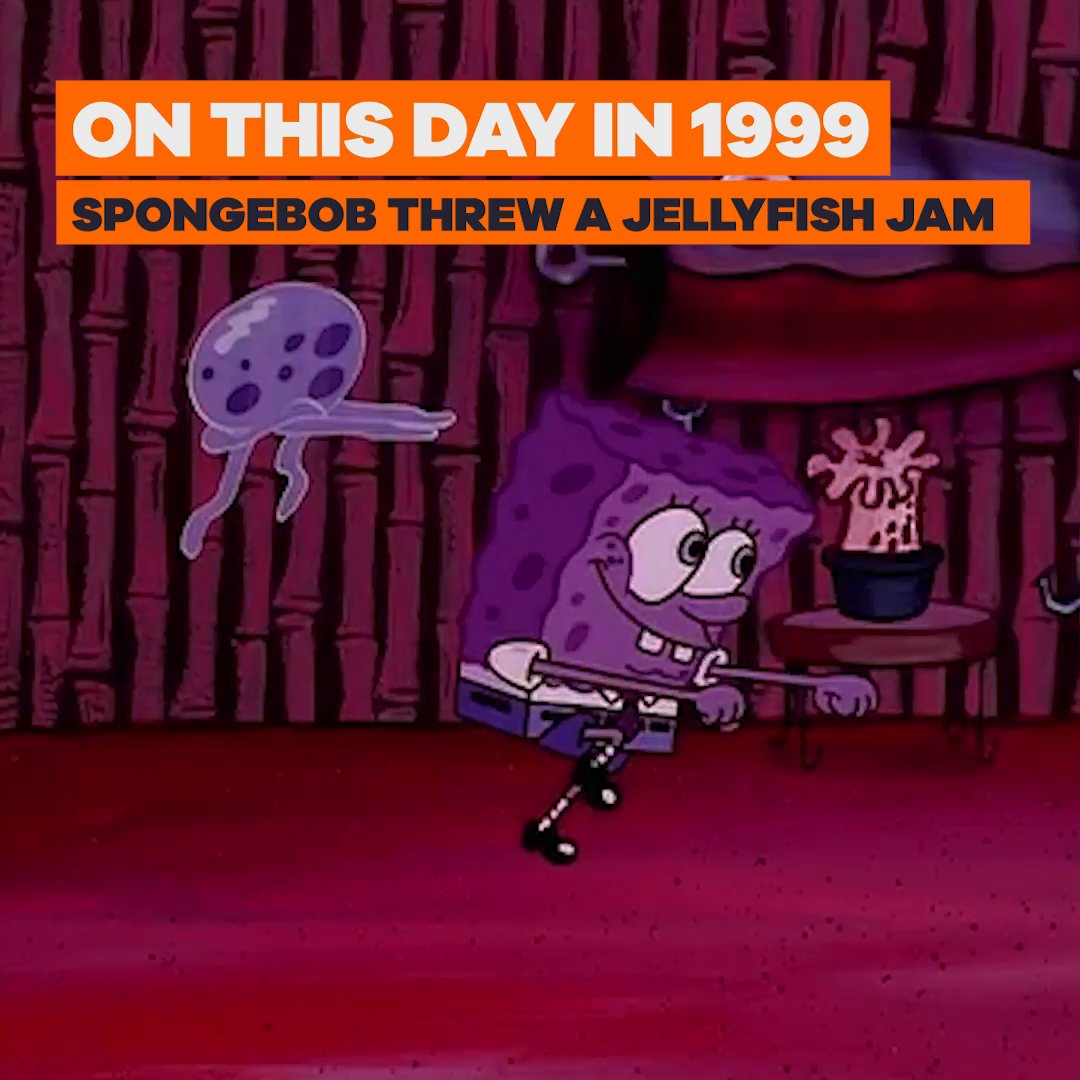 Spongebob Jellyfish Dance Gif