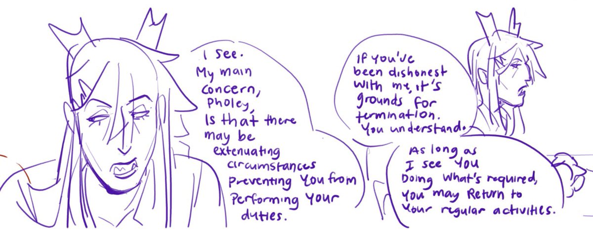 Pholey and Mallum have a little talk after the Lemon Incident. when ...