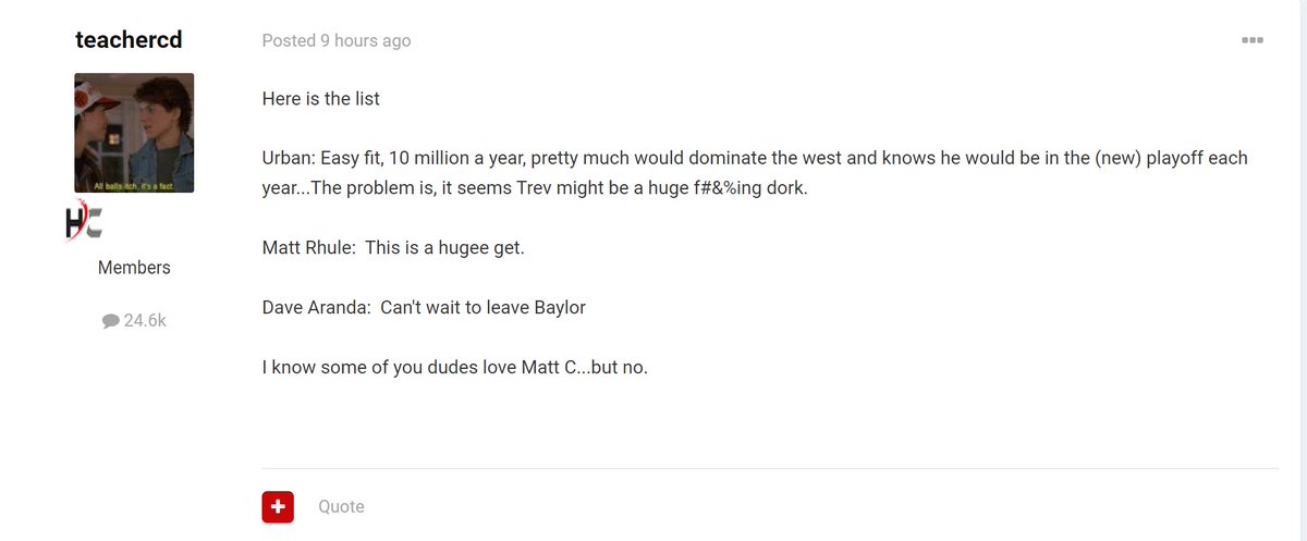 Message Board Geniuses on Twitter: "#Nebraska fans have some big names in mind to replace Scott ...