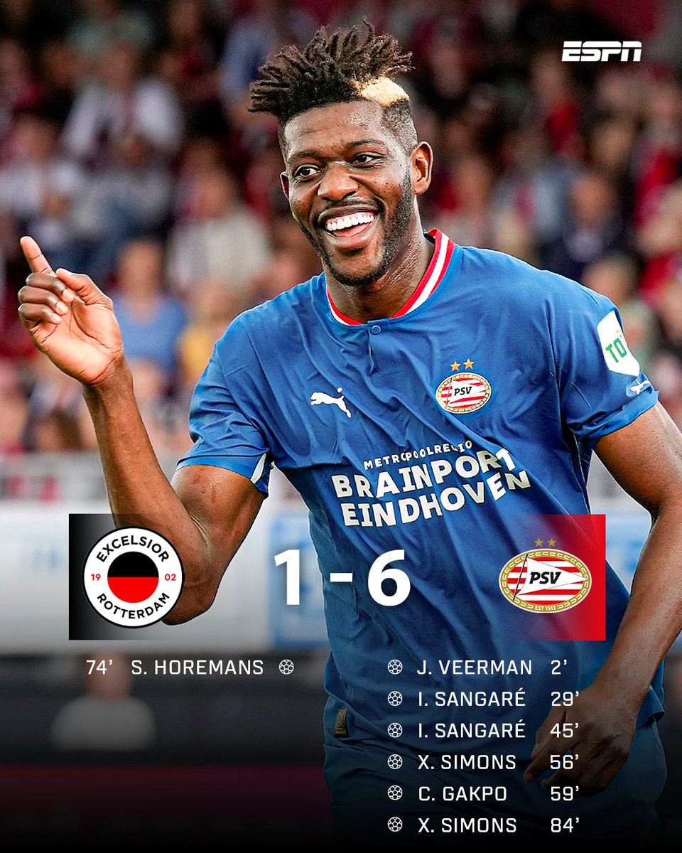 Espn Nl On Twitter 😳 Psv Walst Met 1 6 Over Excelsior Heen 👏 Excpsv
