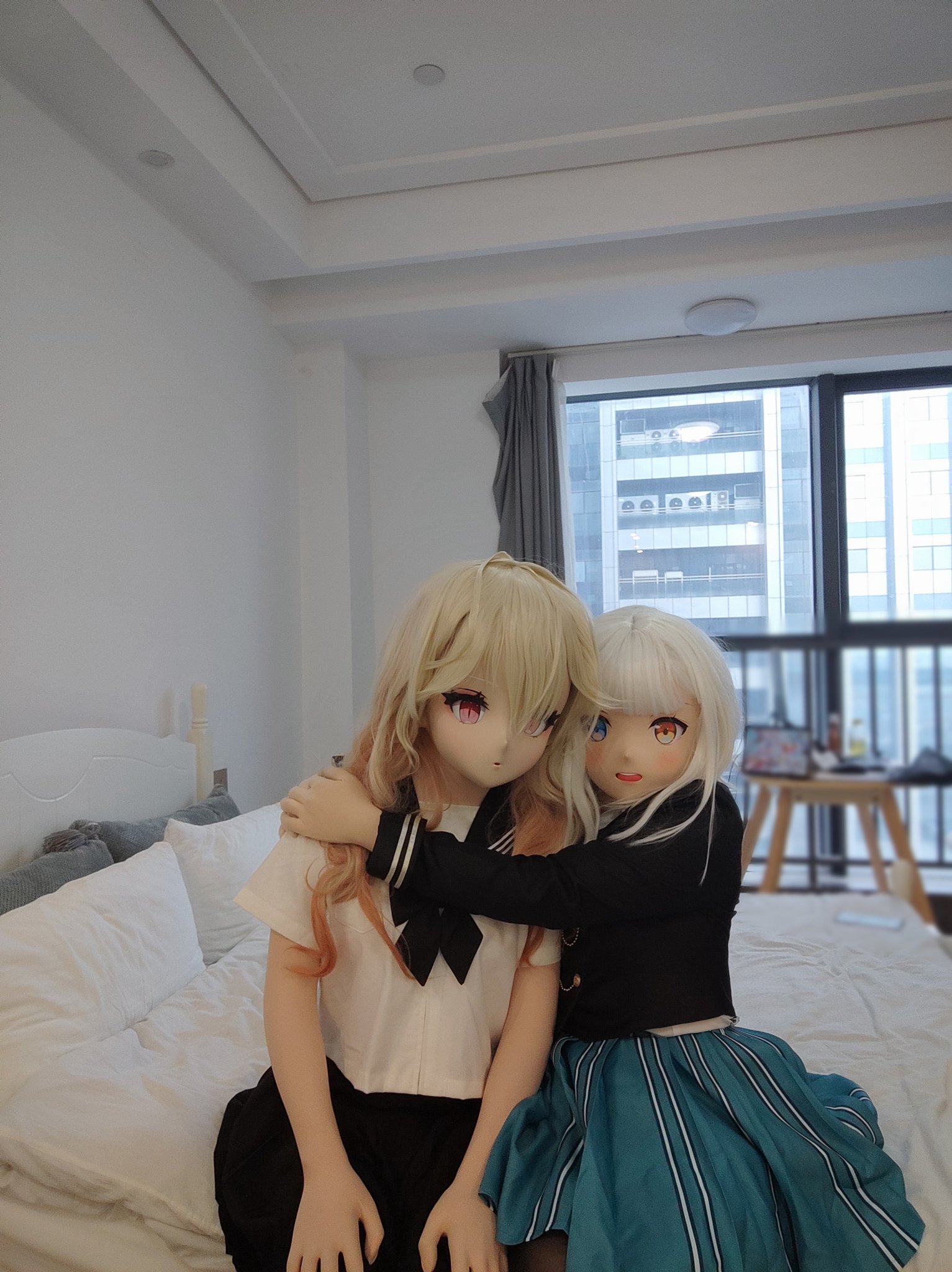 七宮ハルル🍥 on Twitter: "和远道而来的小灵曦贴贴！ 第一次线下欸嘿嘿，虽然只有短短的两天，但是开心到可以回味大半年呢！ （因为是不经常变娃的朋友就不圈啦！） https://t ...