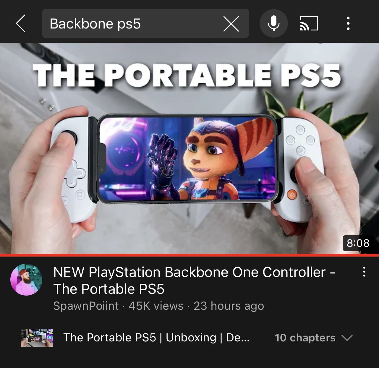 SpawnPoiint on Twitter: "The PlayStation Backbone one for PS5 https://t.co/Fhp6W8gYgX" / Twitter