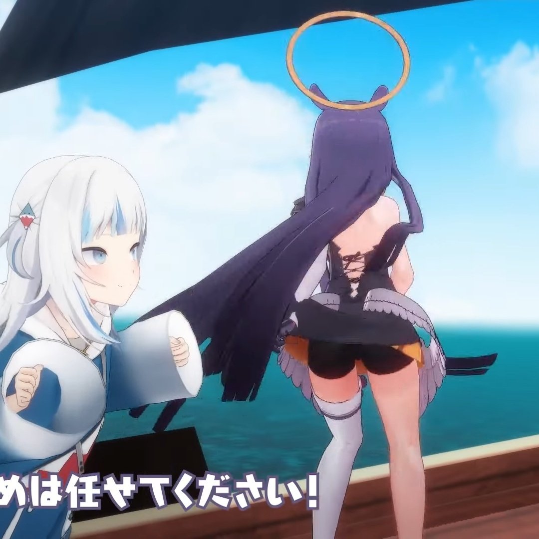 hololive production (English) on Twitter: "A new UMISEA episode has been out! ...Gura? Ina ...