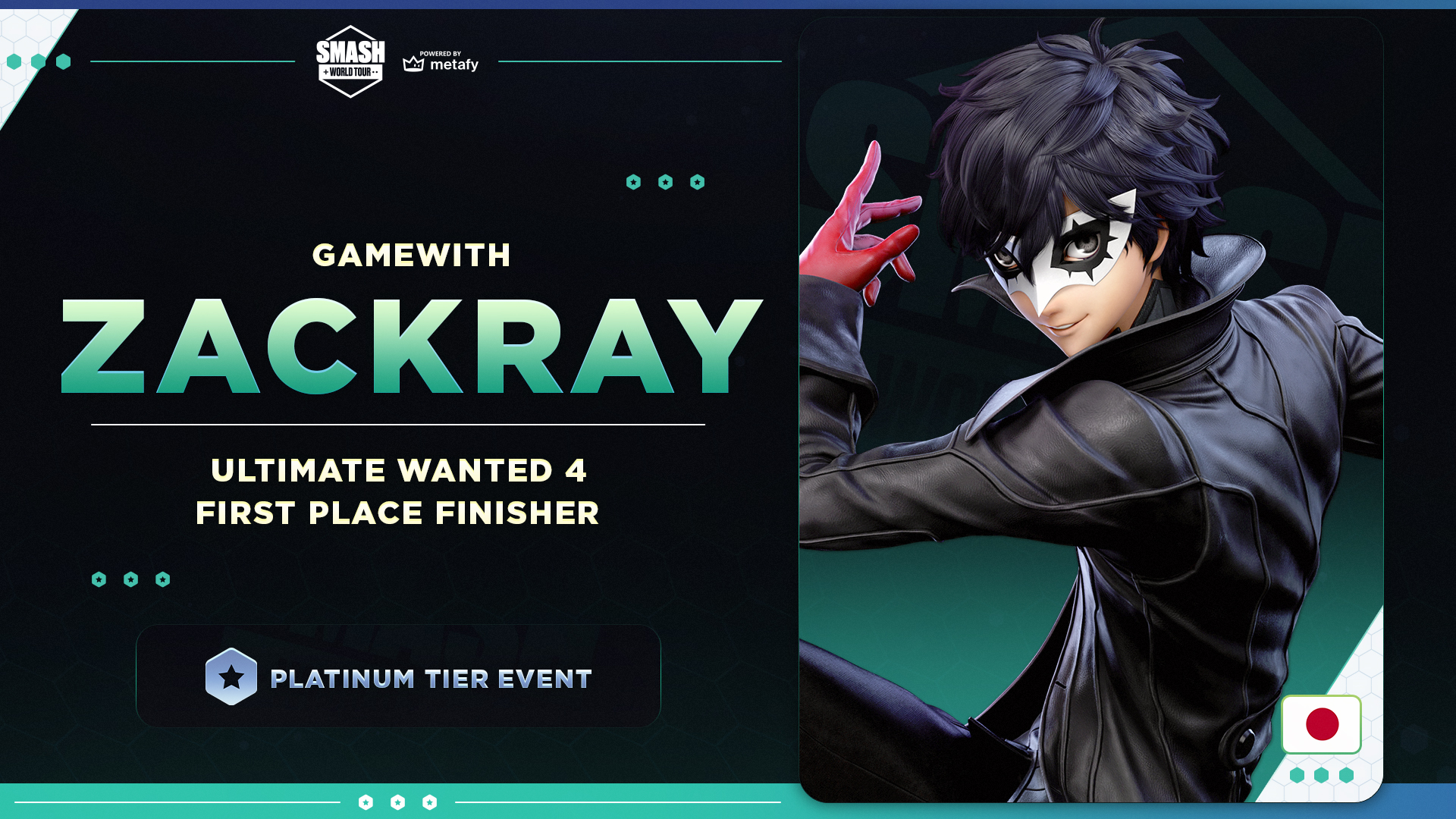 Smash World Tour 2022 on Twitter: "Congratulations to @Ssb4_Zackray for winning ULTIMATE WANTED ...