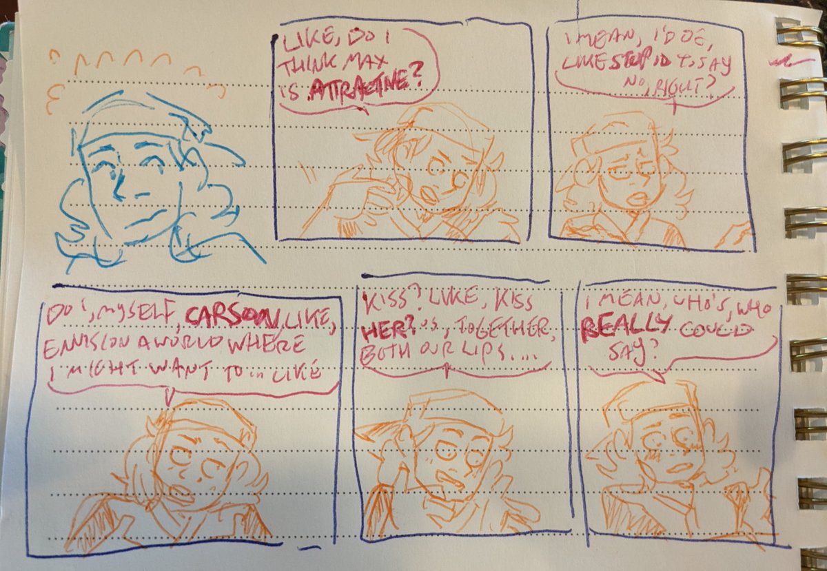 「Maxine and Carson scribbles :3 #aleague」|SOUP has a BOOK OUT FOR PREORDER!の漫画