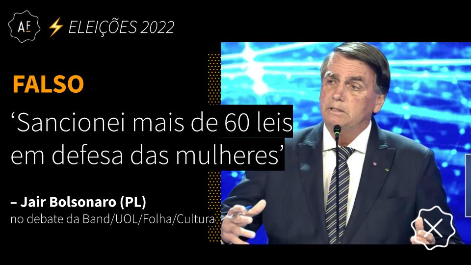 Aos Fatos On Twitter No Debatenaband Bolsonaro Disse Ter Sancionado