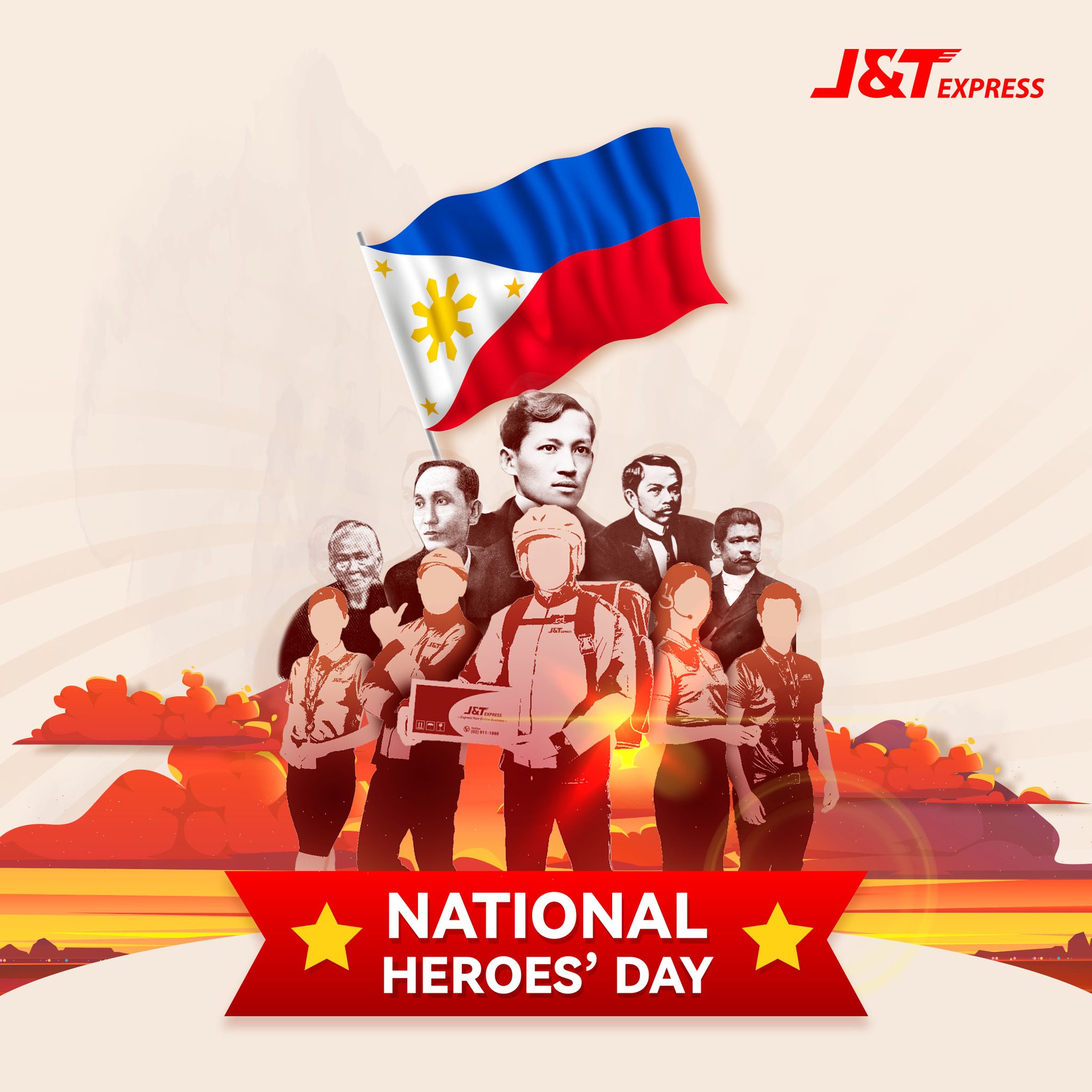 J&T Express Philippines on Twitter: "Happy National Heroes Day, mga ka ...
